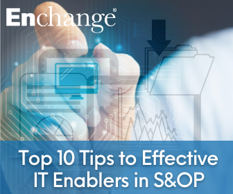 Top 10 Tips to Effective IT Enablers in S&OP